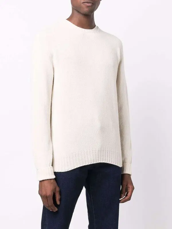 DRUMOHR Long-sleeve Knitted Jumper - White
