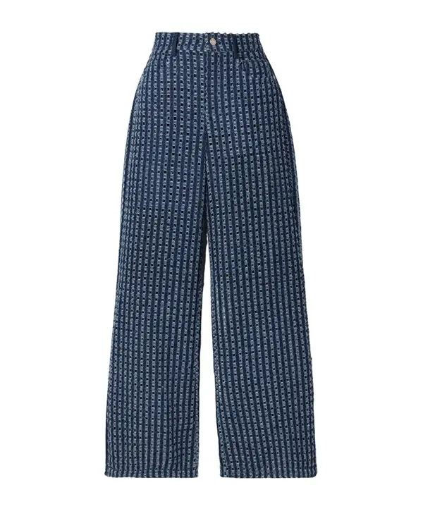 Cult Gaia Katya Cutout Distressed High-waisted Straight-leg Jeans - Indigo