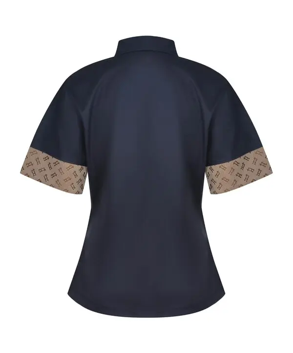 Herno Logo Trim Polo T-shirt - Black