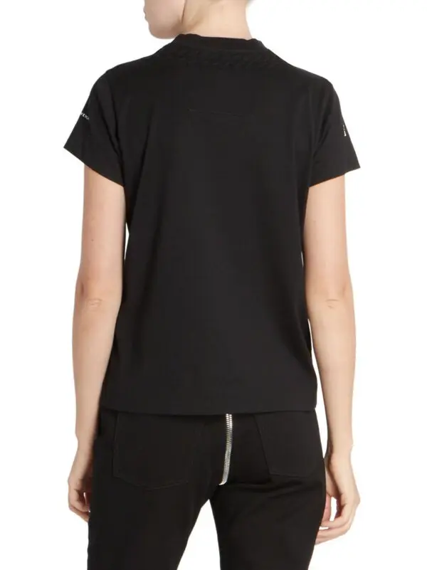 Givenchy Embossed Chain Collar Slim-fit T-shirt