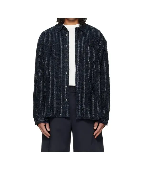 WOOYOUNGMI Tweed Long-sleeved Shirt