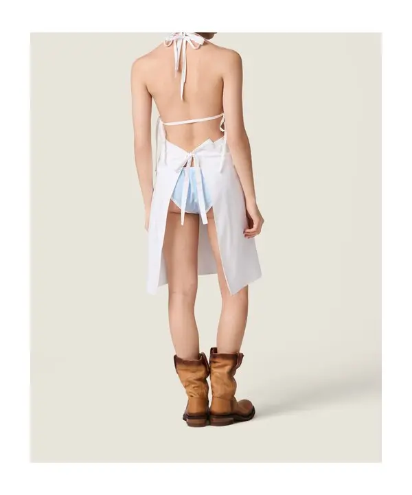 Miu Miu Poplin Apron