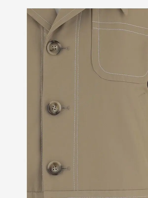 AMI Paris Long Sleeved Buttoned Jacket