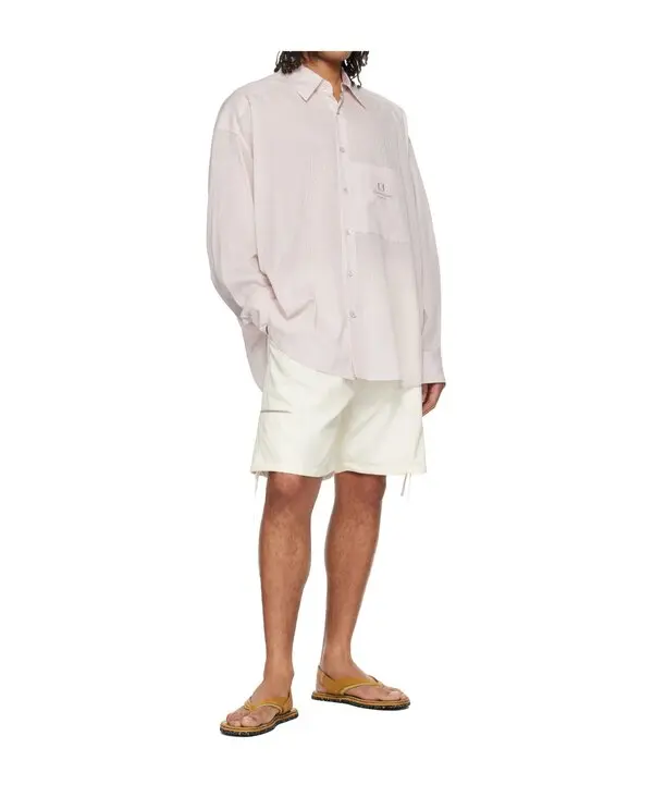 WOOYOUNGMI Zipper Detail Cargo Shorts