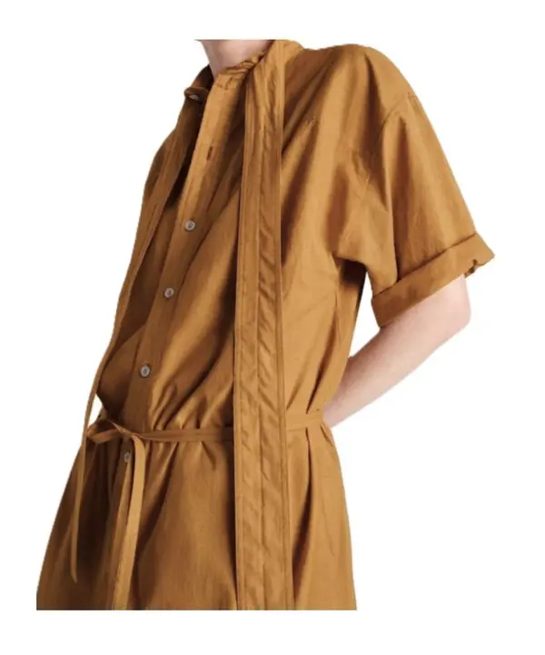 LEMAIRE Reversible Tube Dress - Cumin