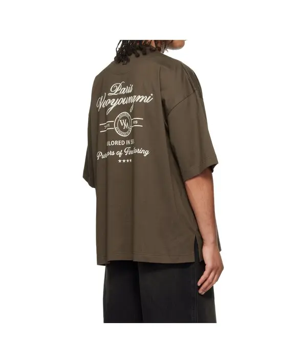 WOOYOUNGMI Letter Pattern T-shirt