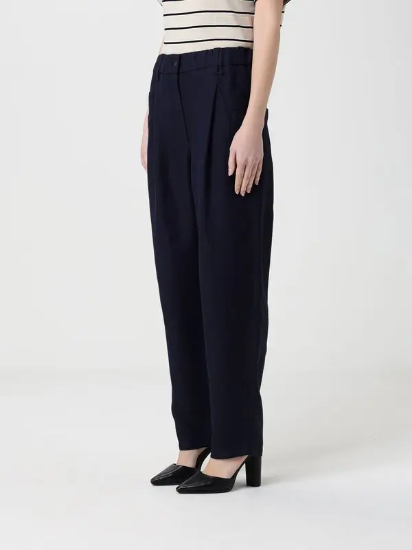 Brunello Cucinelli Elasticated Waist Straight Leg Trousers - Black