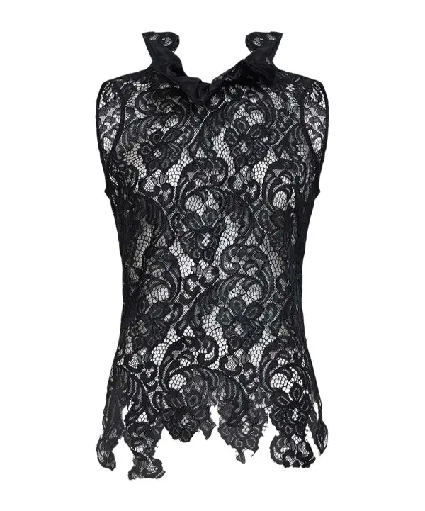 Giuseppe Di Morabito Sleeveless Lace Top