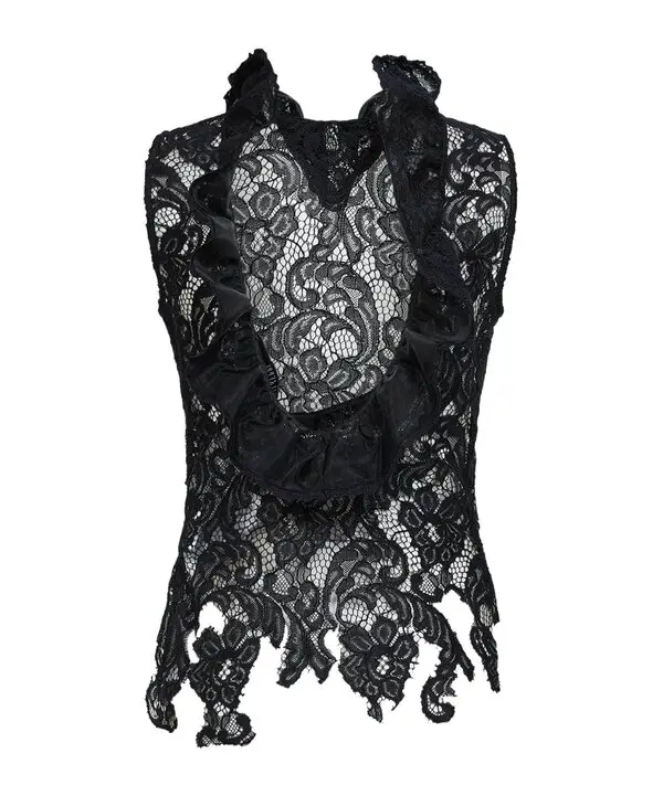 Giuseppe Di Morabito Sleeveless Lace Top