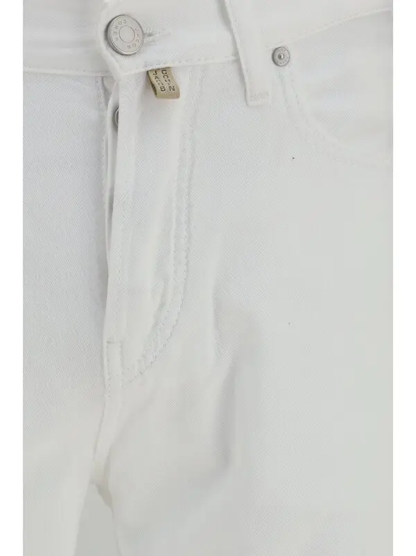Jacob Cohen Edo Vintage Straight-leg Jeans - White