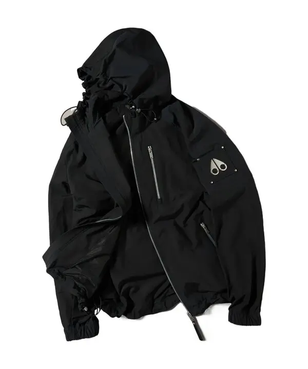 Moose Knuckles Charlesbourg Hooded Jacket - Black