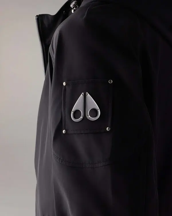 Moose Knuckles Charlesbourg Hooded Jacket - Black