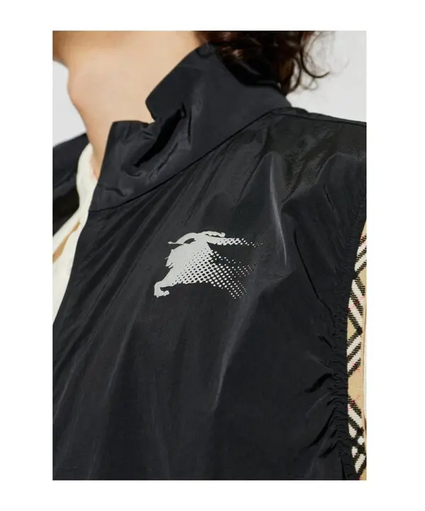 Burberry Checked-trim Vest - Black