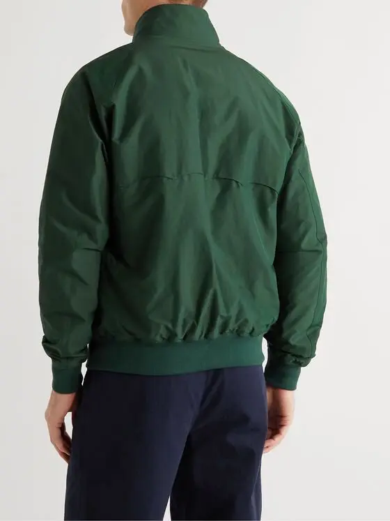 BARACUTA G9 Harrington Zip-up Bomber Jacket - Green