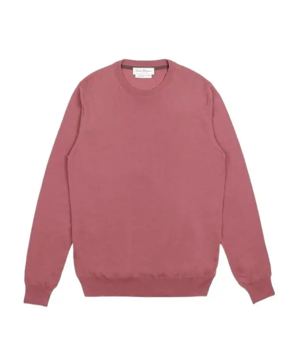 FERRAGAMO Round Neck Sweater - Pink