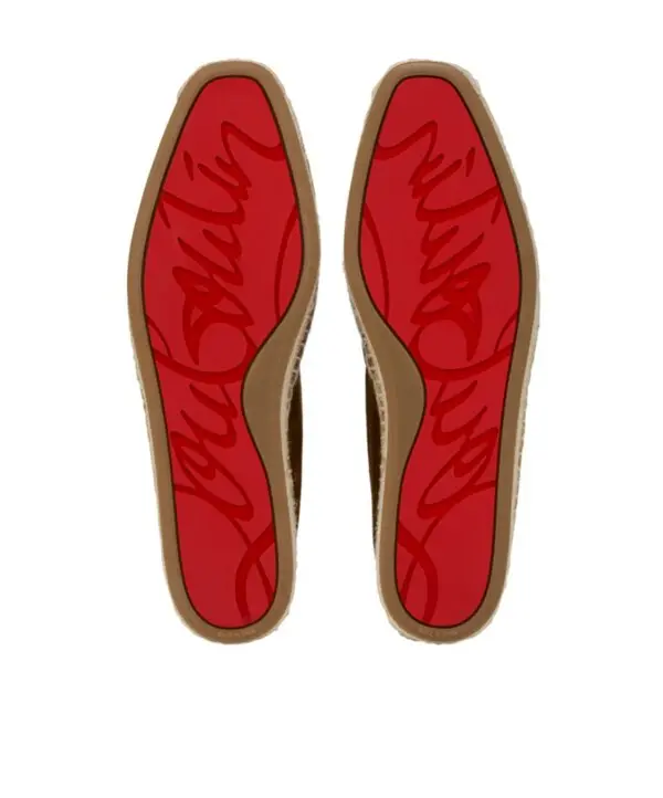 CHRISTIAN LOUBOUTIN Alfarica Logo Detail Espadrilles - Brown