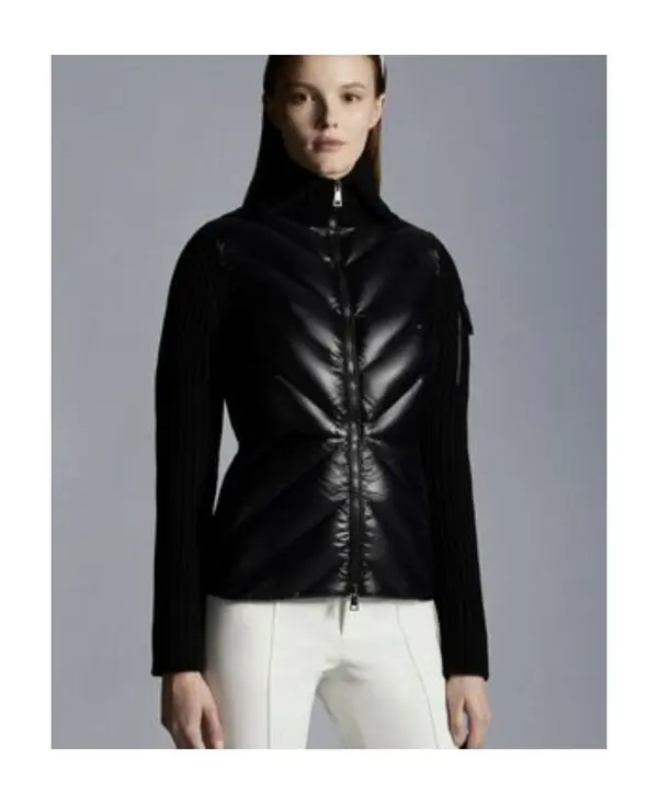 Moncler Quilted Down Zip-up Cardigan