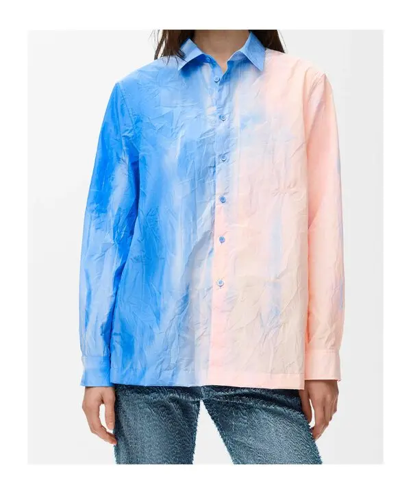 Loewe Logo Embroidered Loose Fit Shirt