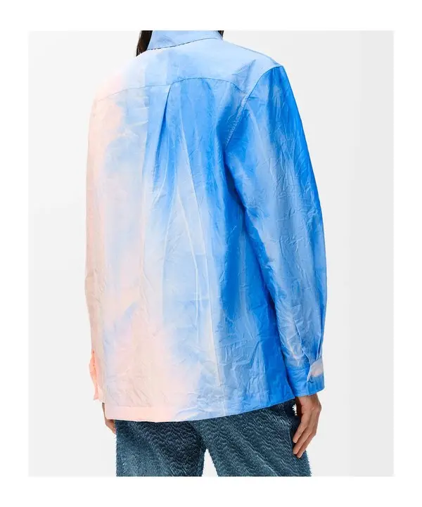 Loewe Logo Embroidered Loose Fit Shirt