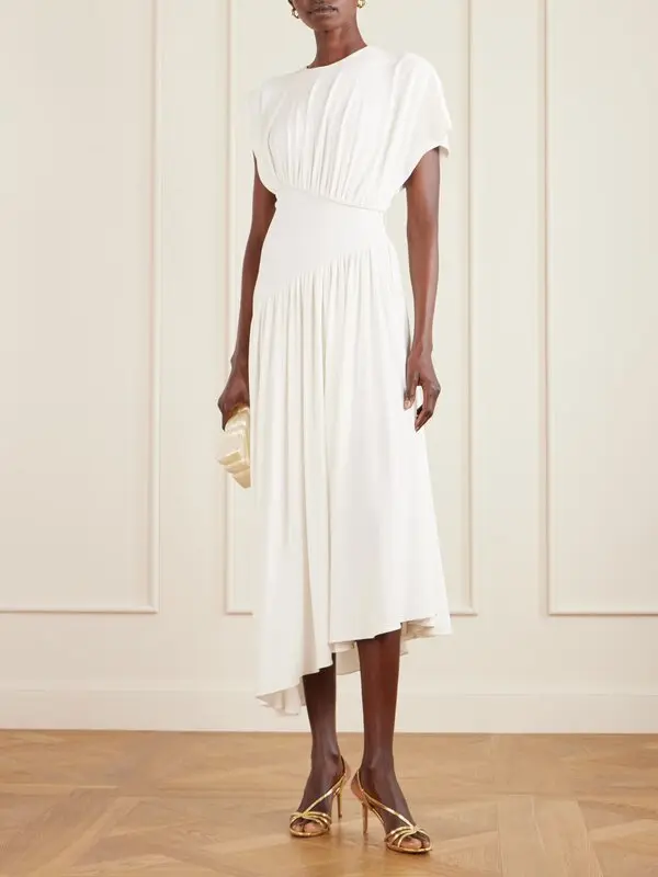 Rabanne Ruched Asymmetric Dress