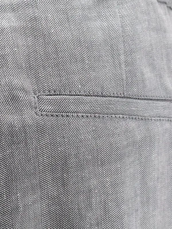 Brunello Cucinelli Drawstring Tailored Pleated Pants - Gray