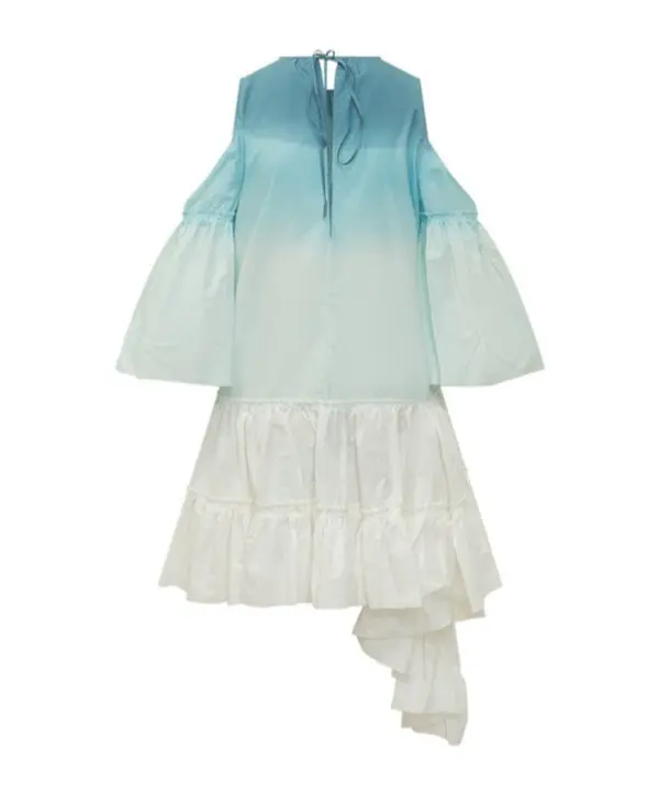 J.W.ANDERSON J.w. Anderson Dip Dye Ruffle Dress