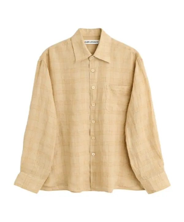 Our Legacy Above Check Gauze Shirt