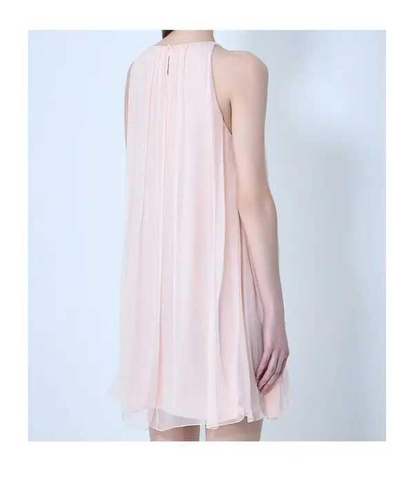 Chloé Ruffled Cape Mini Dress