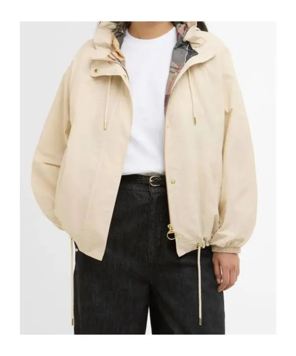 Barbour Hawkridge Waterproof Hooded Jacket - Nude
