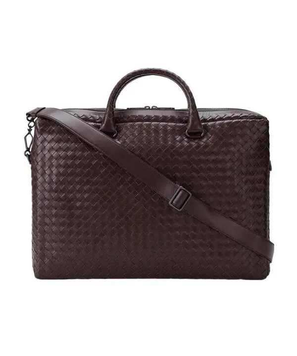 Bottega Veneta Logo Handbag - Red