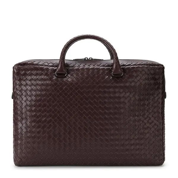Bottega Veneta Woven Leather Briefcase