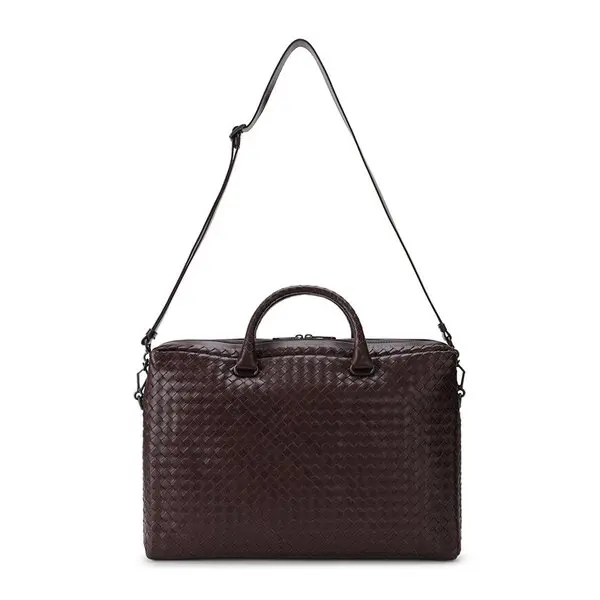 Bottega Veneta Woven Leather Briefcase