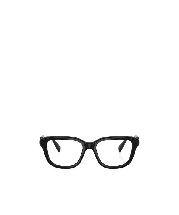 Miu Miu Rectangle Full Rim Eyeglasses - Black