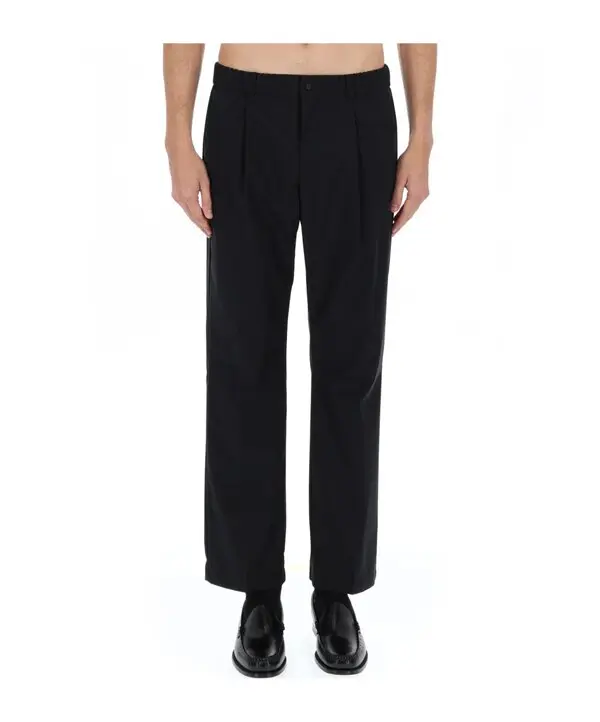 Herno Pleated Tailored Trousers - Black