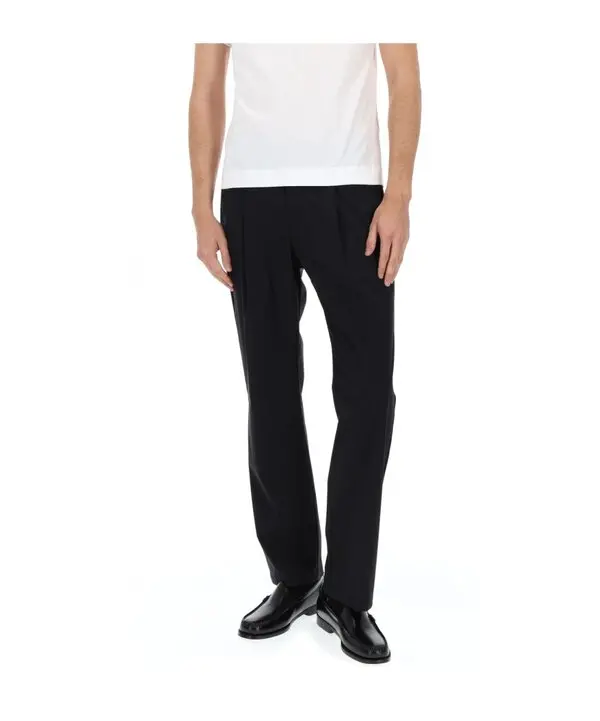 Herno Pleated Tailored Trousers - Black
