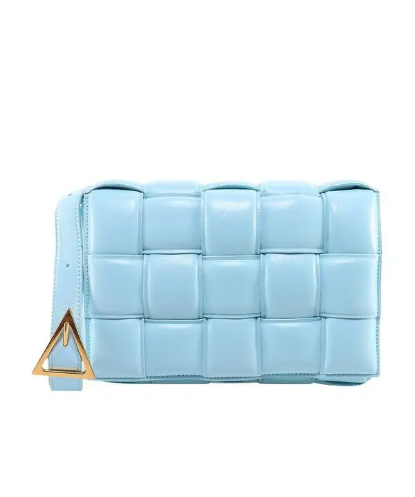 Bottega Veneta Cassette Strapped Crossbody Bag - Light Blue