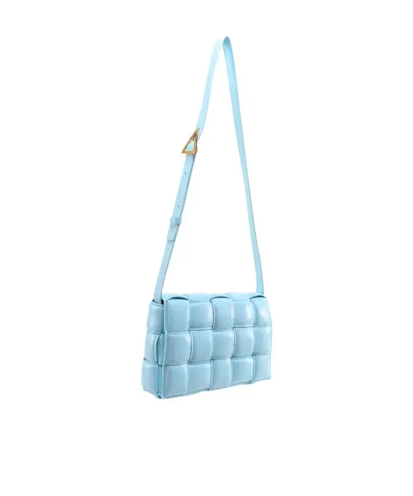 Bottega Veneta Cassette Crossbody Bag - Light Blue