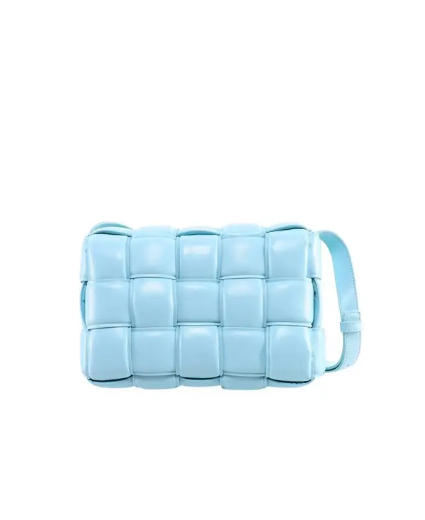 Bottega Veneta Cassette Crossbody Bag - Light Blue