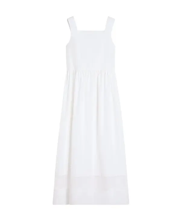 Max Mara Sleeveless Midi Dress - White