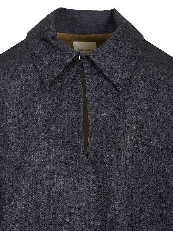 Paul Smith Oversized Zip-detailed Shirt