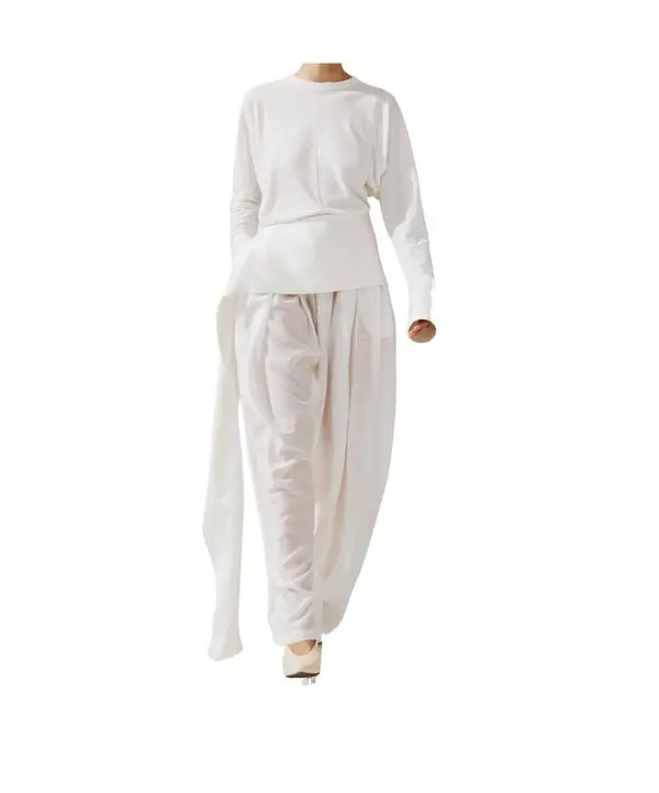 DARKPARK Sheer Relaxed Pants - White