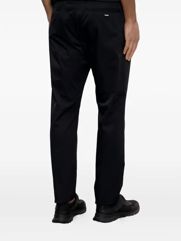 Herno Pleated Front Pants - Black
