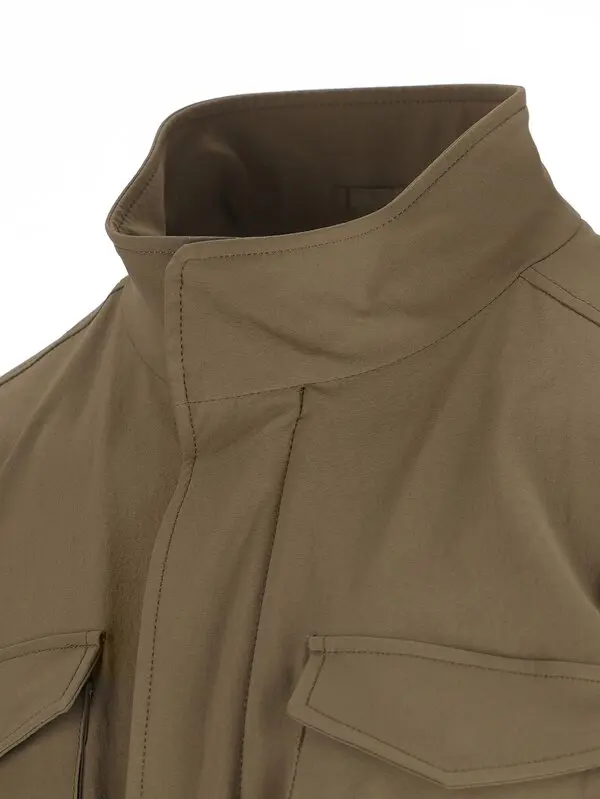 Herno High Neck Field Jacket - Green