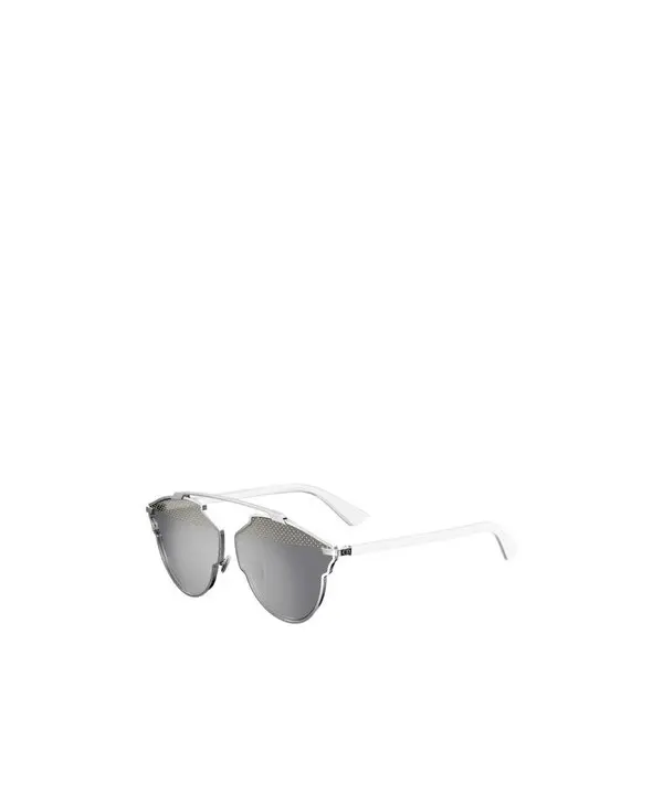 Dior Silver Logo Sunglasses - Gray