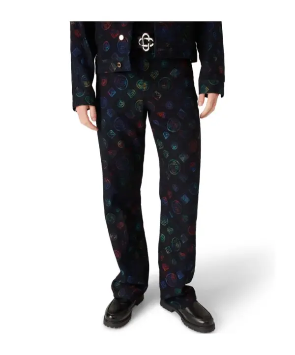 Casablanca Heatmap Monogram Straight Jeans