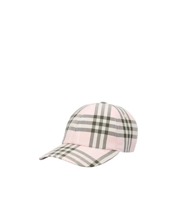 Burberry Checkered Baseball Cap - Multicolor