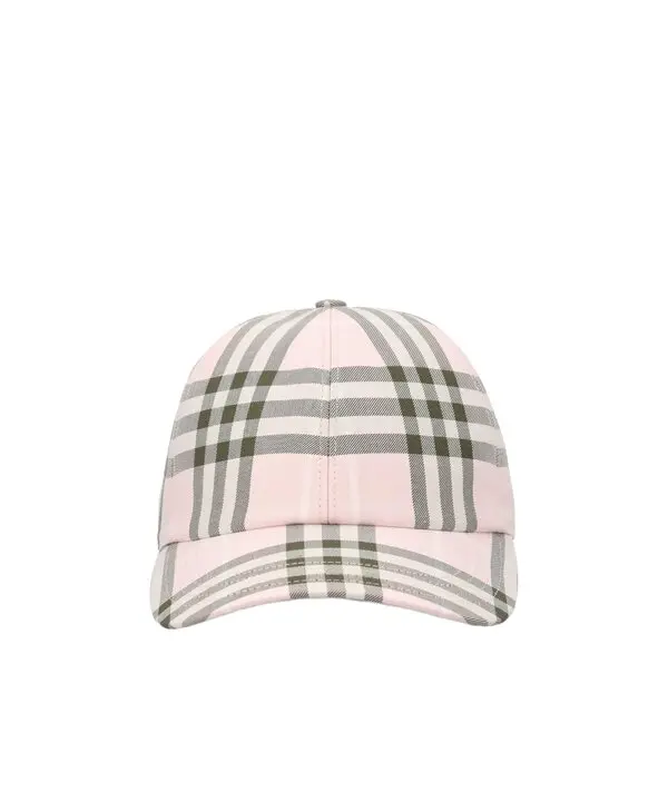 Burberry Checkered Baseball Cap - Multicolor
