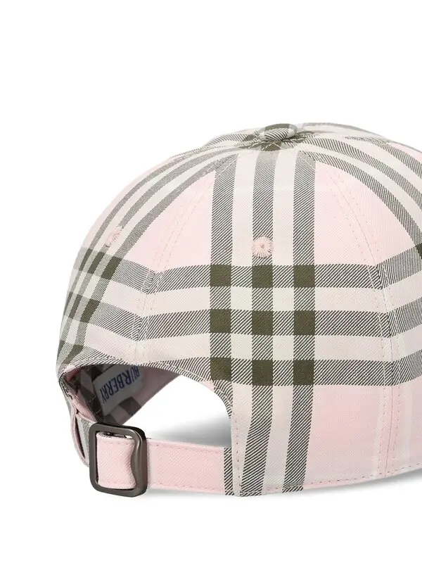 Burberry Checkered Baseball Cap - Multicolor