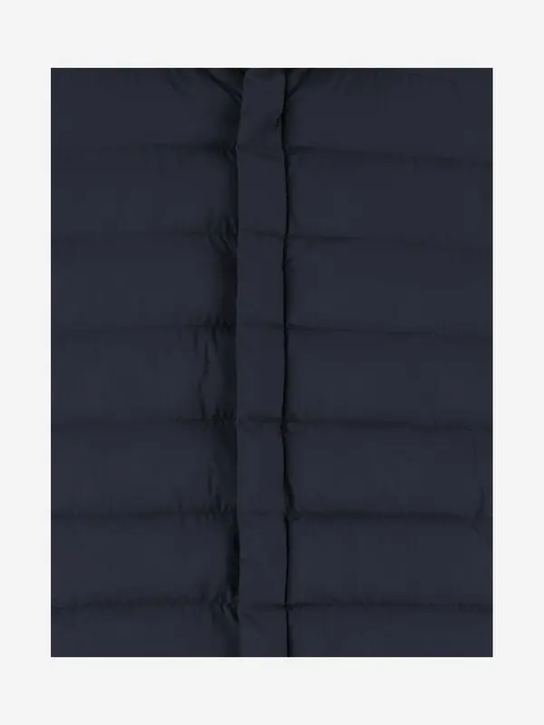 Herno Quilted Down Vest With High Neck - Black