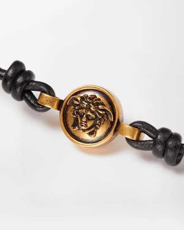 Versace Medusa Cord Bracelet